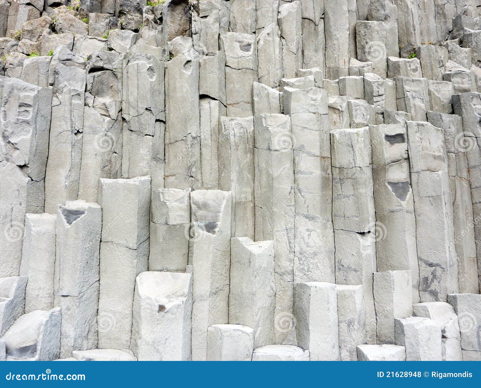 Iceland Basalt Formation Rocks Stock Photo - Image of monolith, geology ...