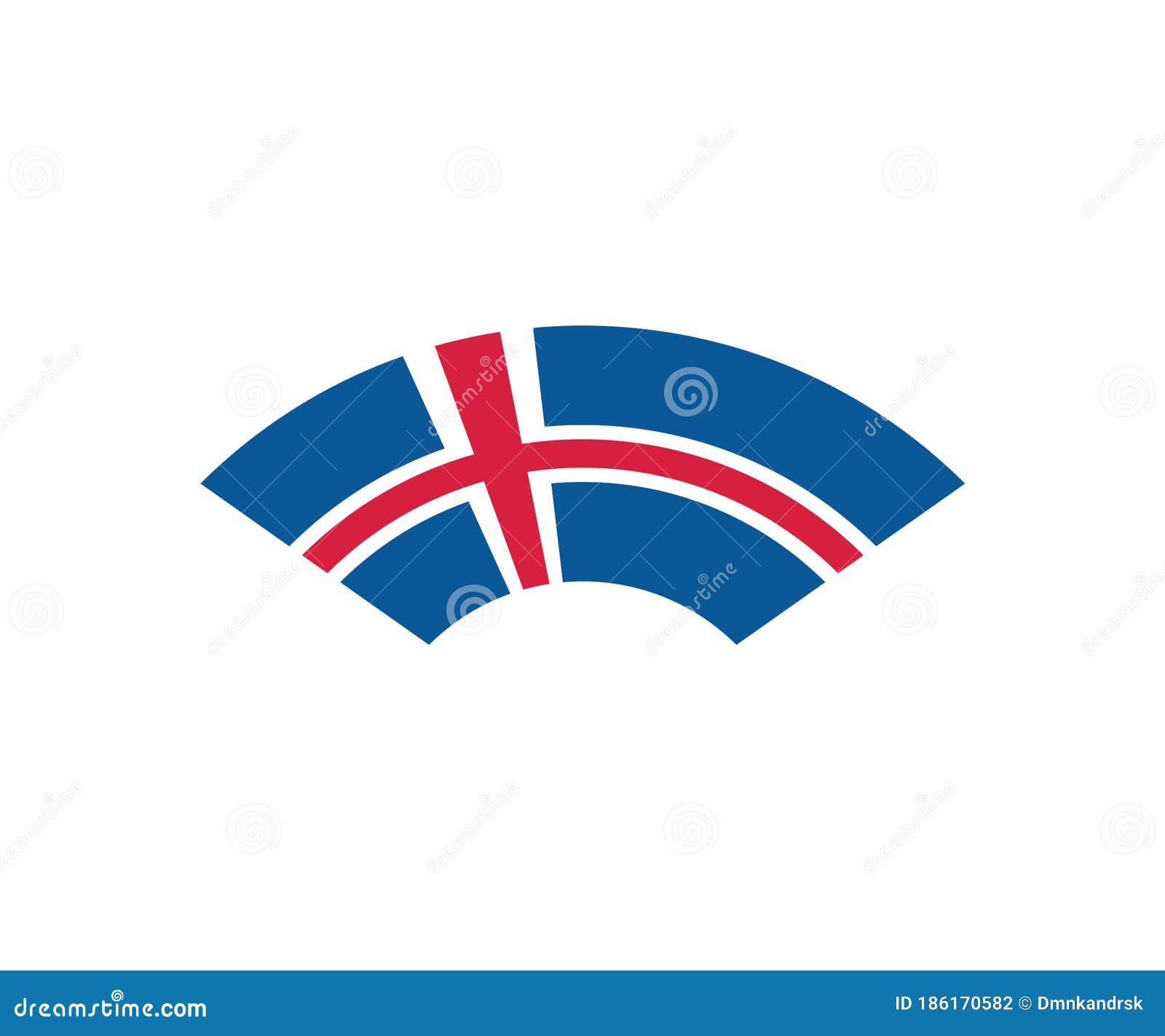 Iceland Country Emblem State Symbol Stock Vector - Illustration of ...