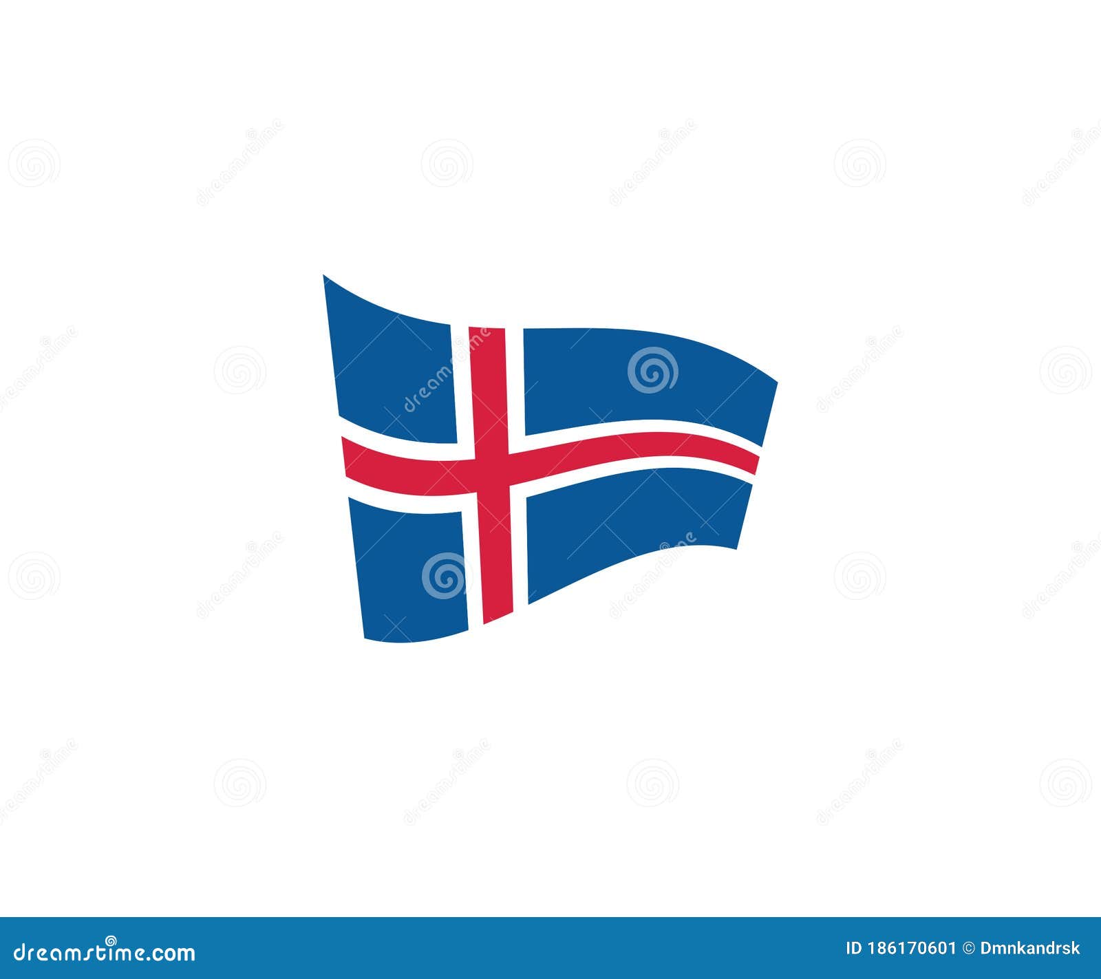 Iceland Country Emblem State Symbol Stock Vector - Illustration of ...