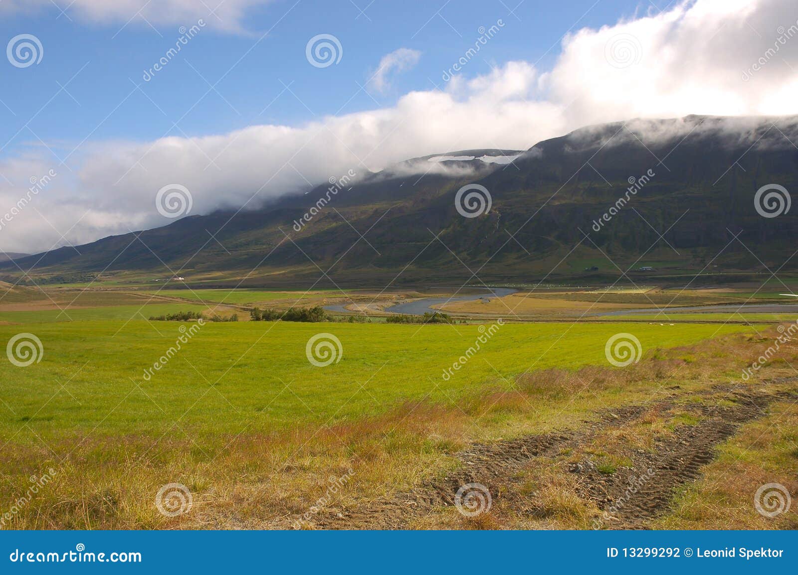 Iceland countryside. stock photo. Image of iceland, farm - 13299292