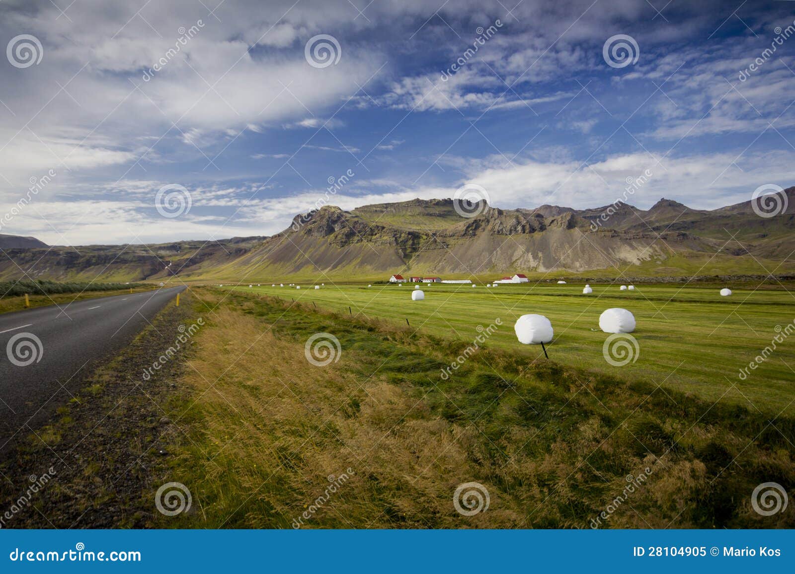 Iceland Farm Landscape stock image. Image of bundles - 28104905