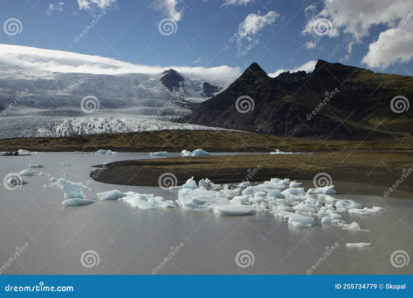 Iceland glaciers stock image. Image of europe, adventure - 255734779