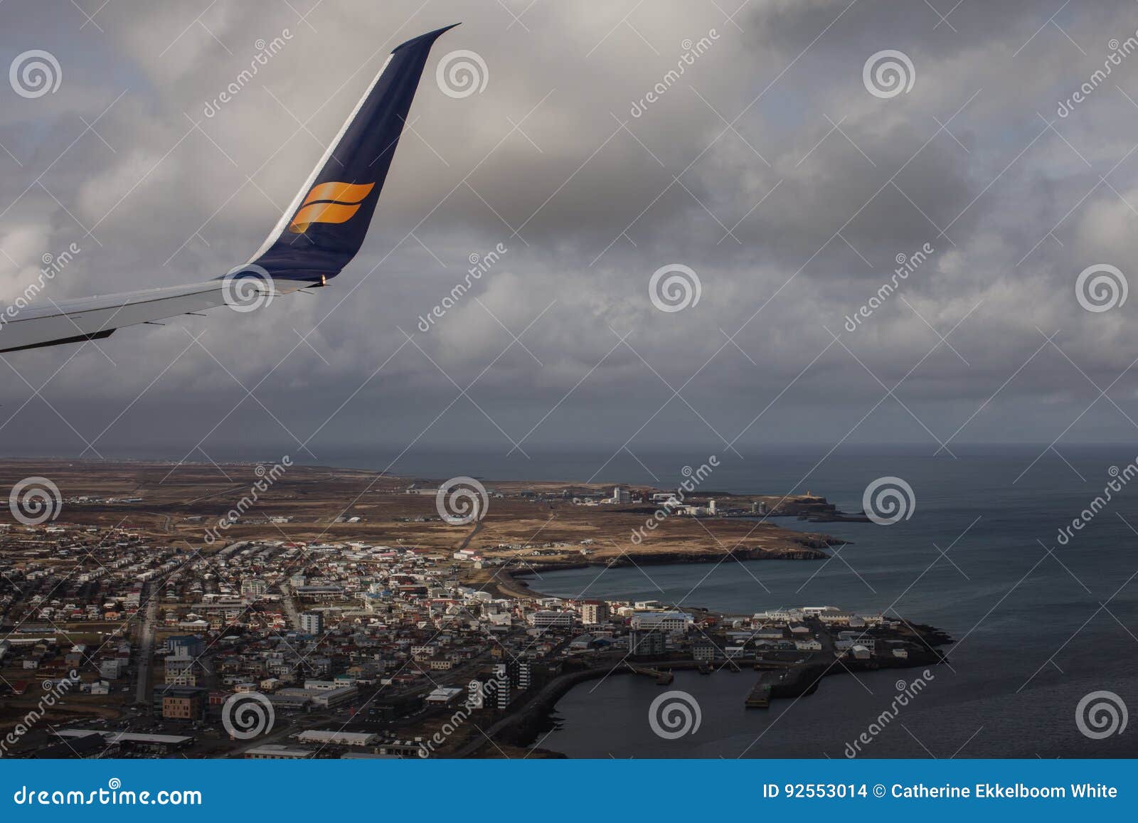 Iceland Landscape - the Arrival Editorial Stock Image - Image of ...