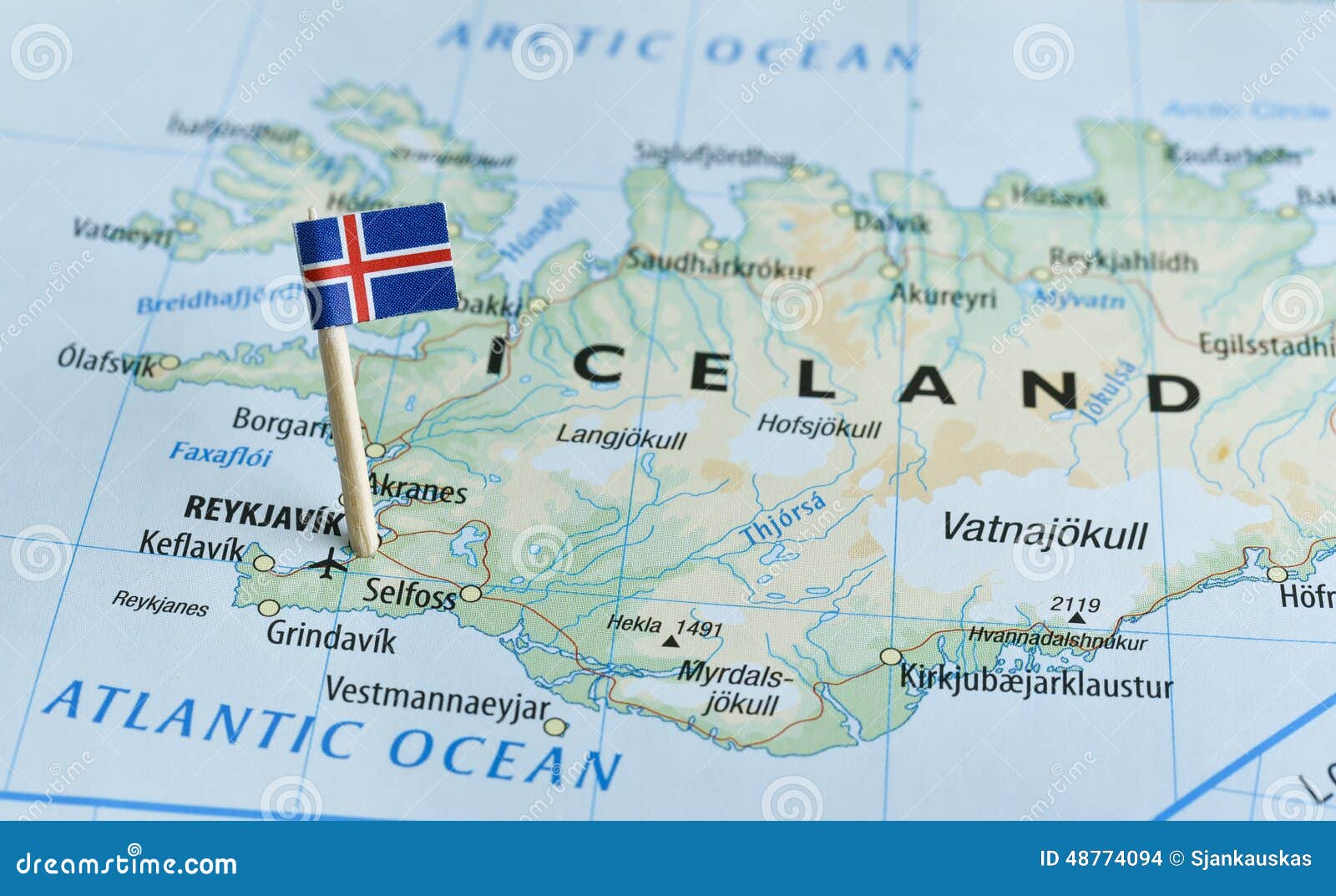 Islandia Map