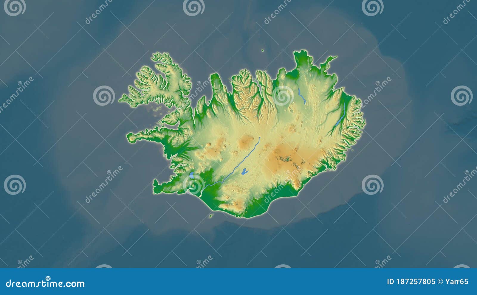 Iceland - Physical. Composition Stock Illustration - Illustration of capital, country: 187257805