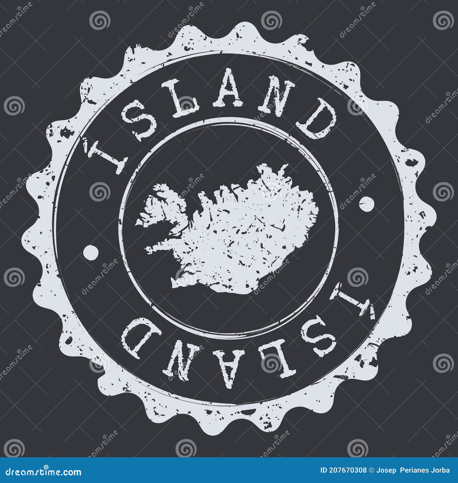 Passport Of Iceland. Citizen ID Template Royalty-Free Cartoon ...