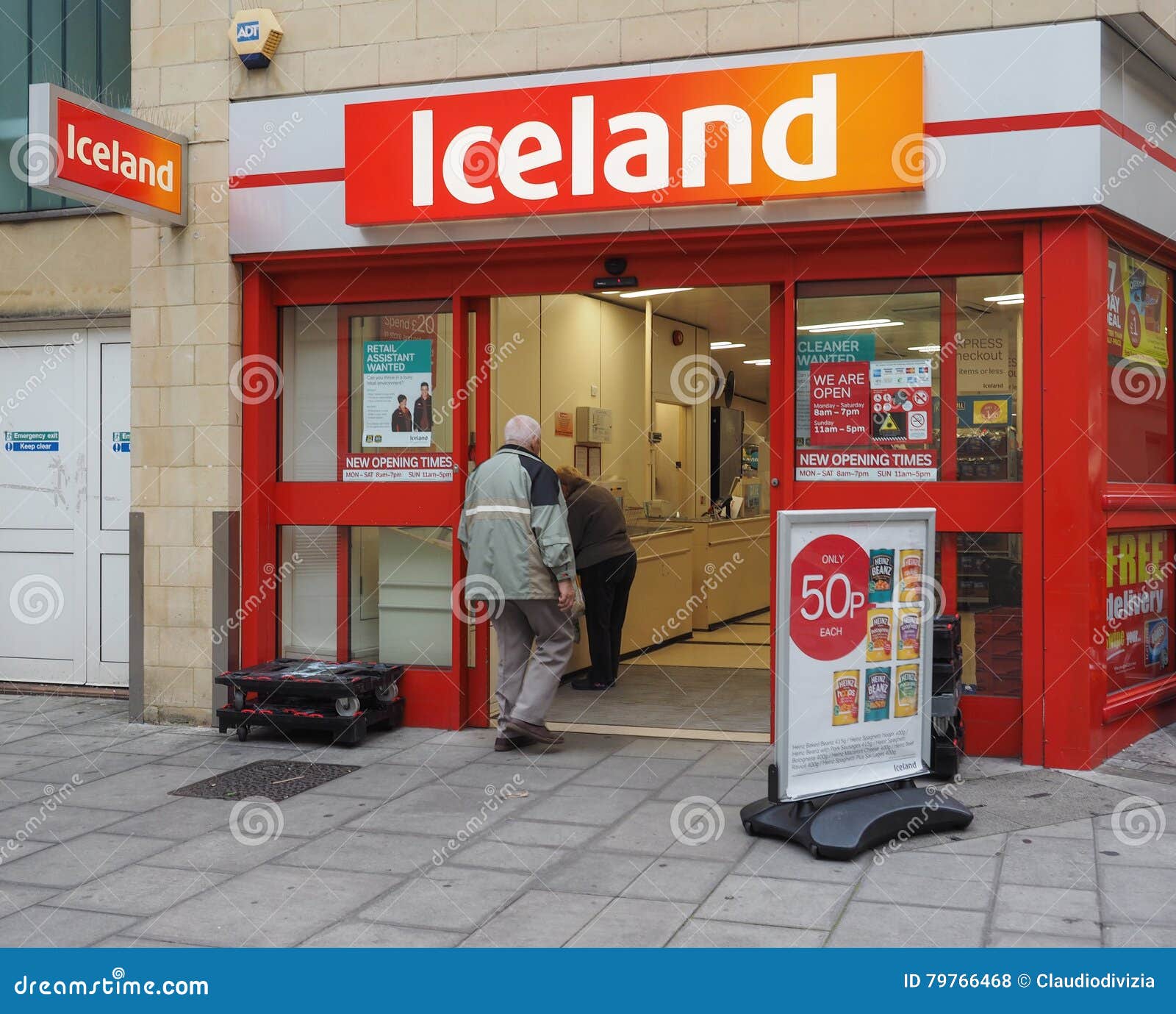 Iceland store front editorial stock photo. Image of eating - 79766468