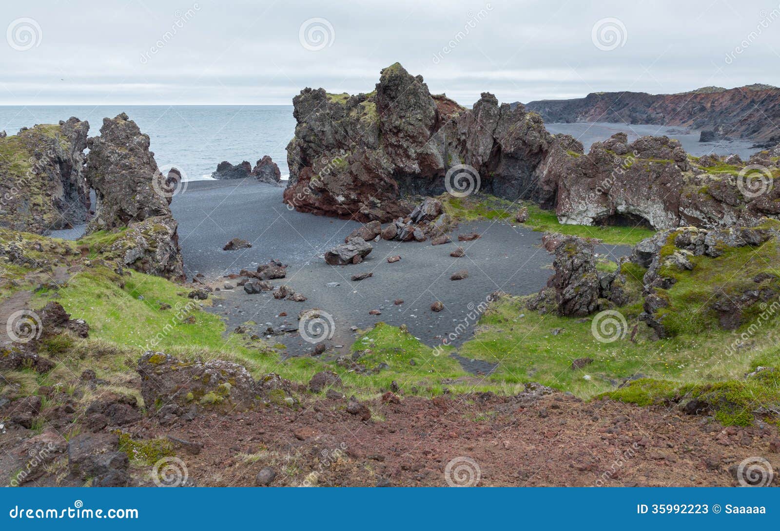 Icelandic Beach stock image. Image of unbelievable, beach - 35992223