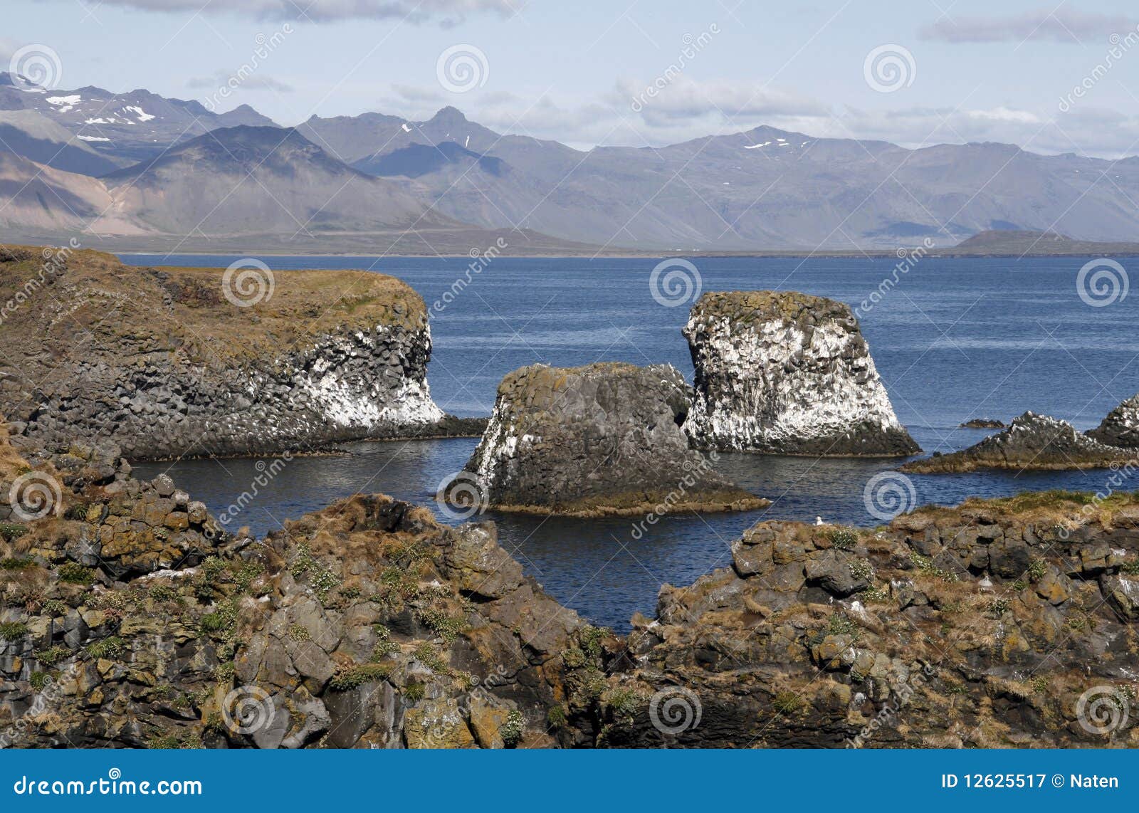 Icelandic cliffs stock image. Image of natural, wall - 12625517
