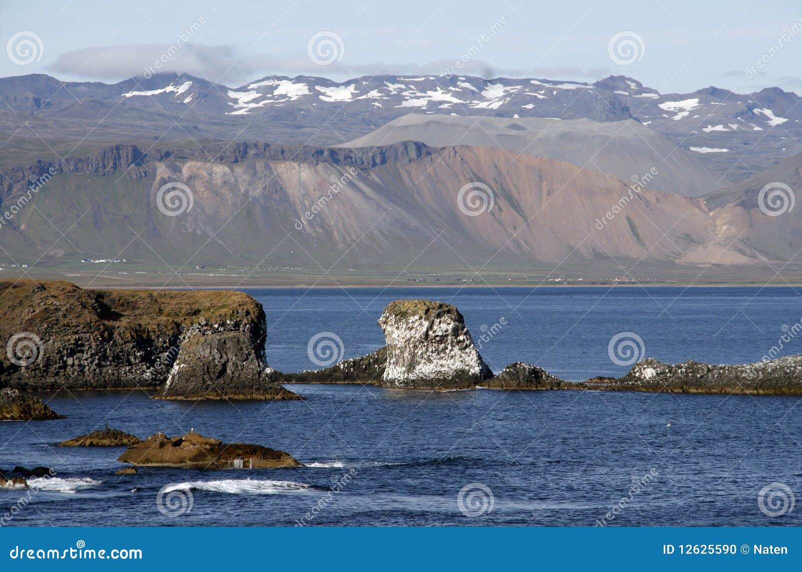 Icelandic cliffs stock photo. Image of landscape, basalt - 12625590