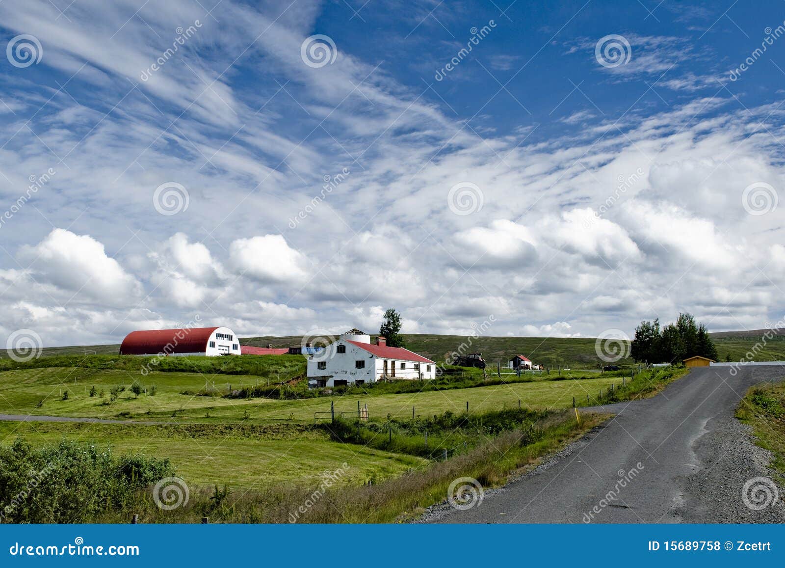 Icelandic farm stock photo. Image of village, scenic - 15689758