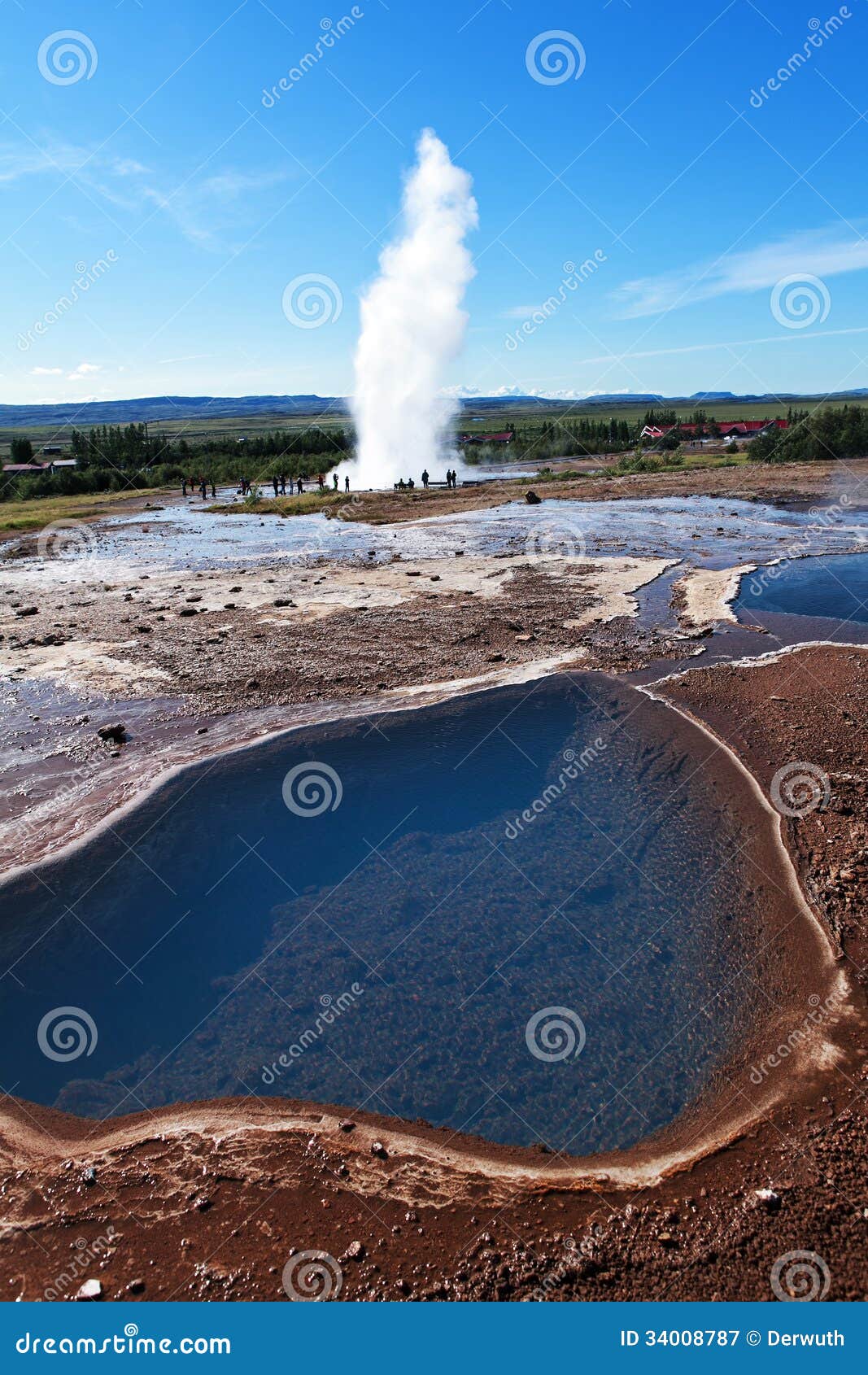 Icelandic geyser stock image. Image of geyser, energy - 34008787