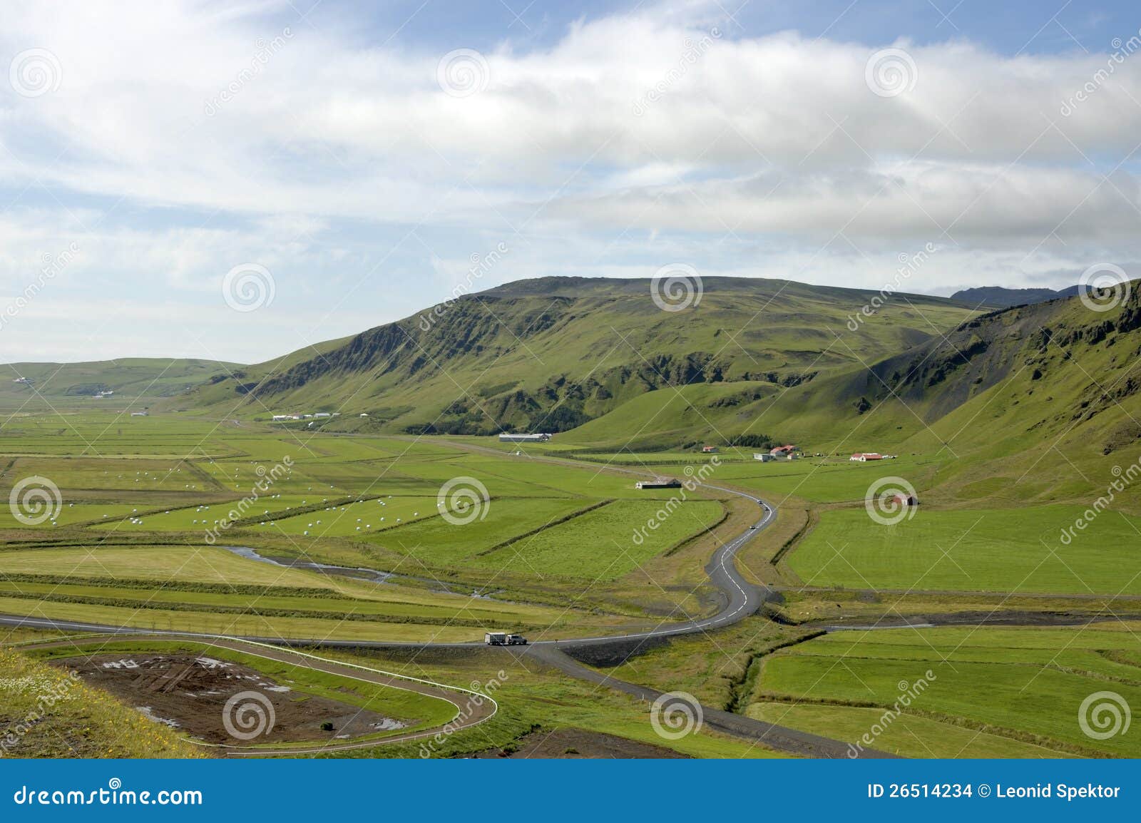 Icelandic rural landscape. stock photo. Image of europe - 26514234