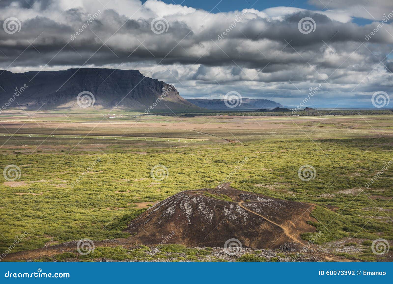 Icelandic Volcanic Landscape Stock Photo - Image of highlands, colorful ...