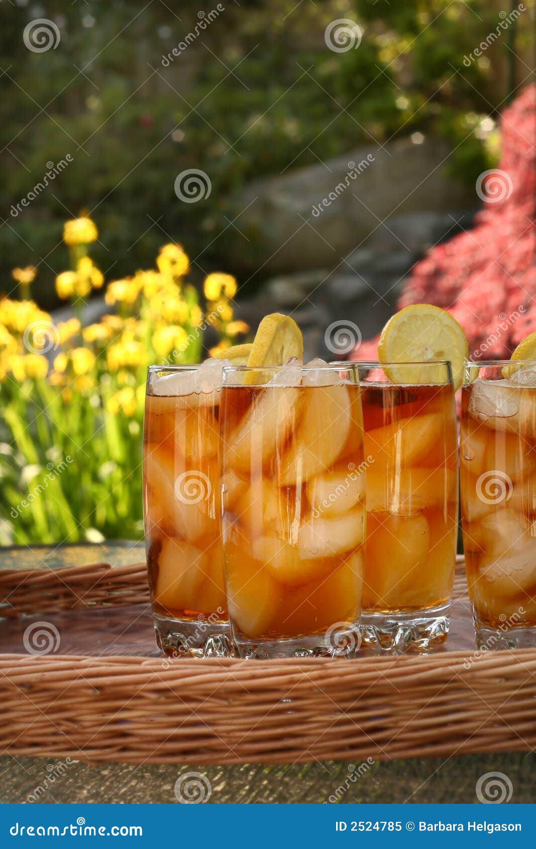 Icetea stock image. Image of glass, health, bright, cube - 2524785