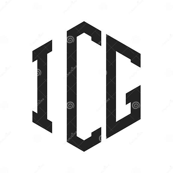 ICG Logo Design. Initial Letter ICG Monogram Logo Using Hexagon Shape ...