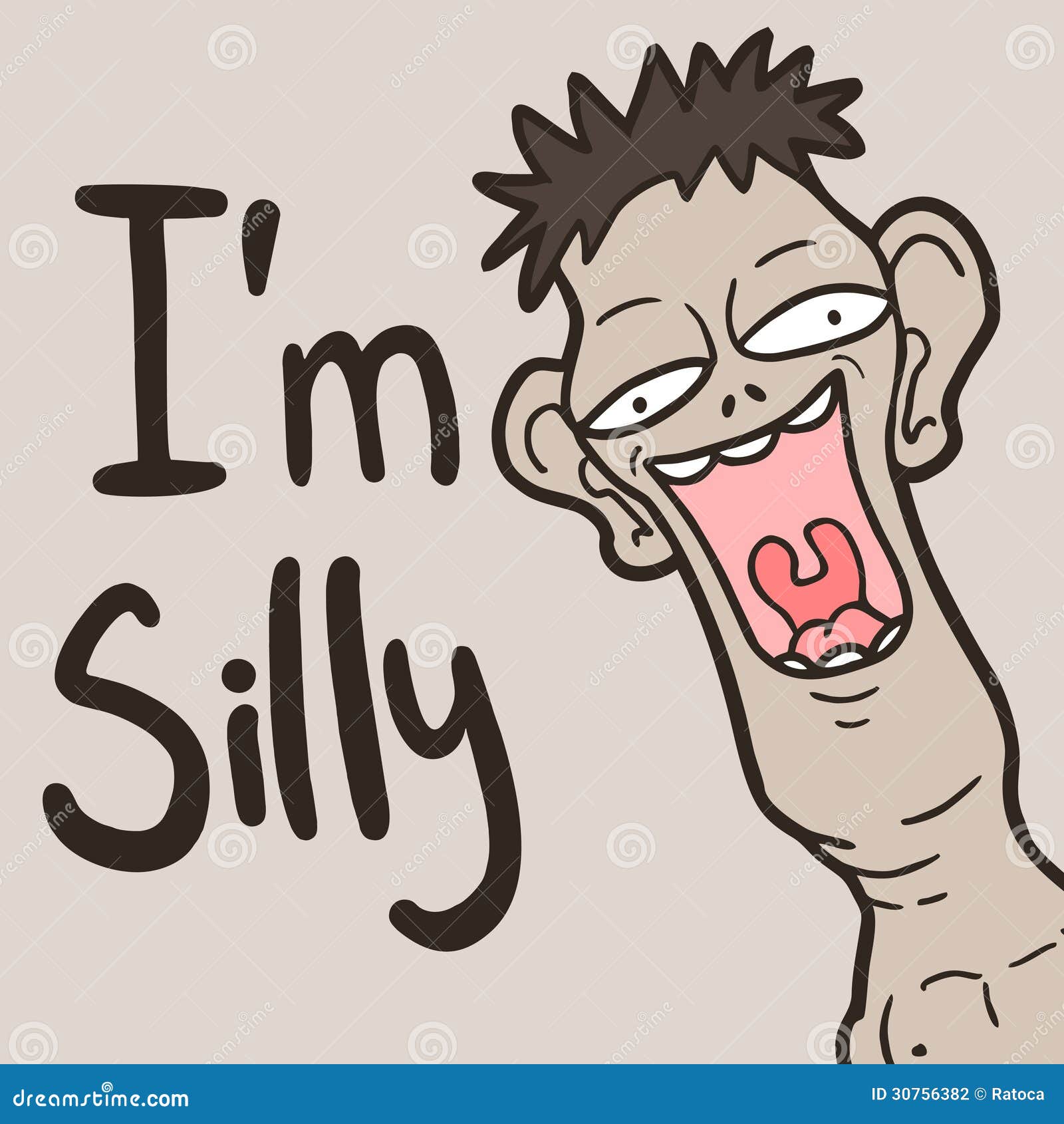 Ich bin dumm vektor abbildung. Illustration von fahne - 30756382