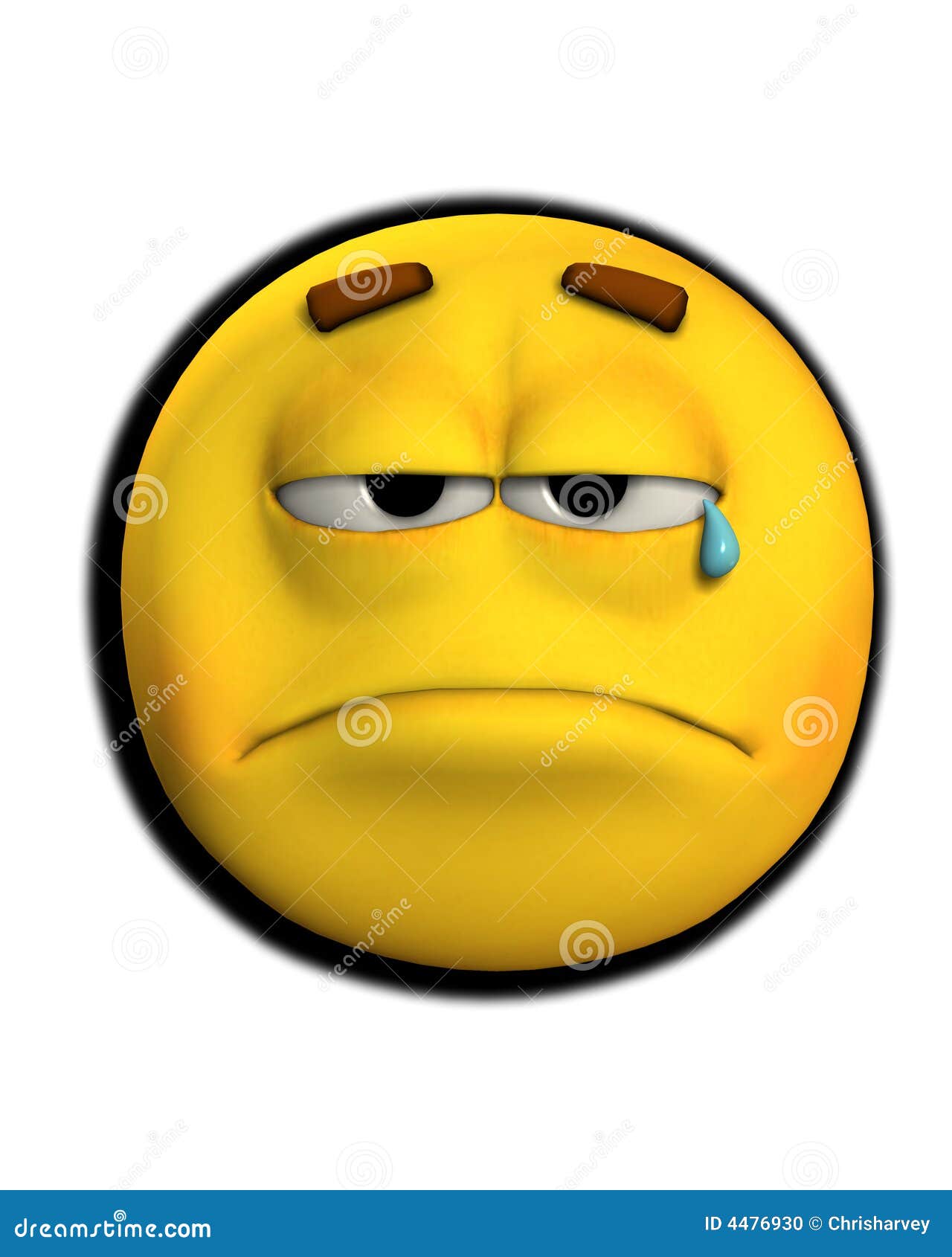 Ich bin sehr traurige 5 stock abbildung. Illustration von unglücklich ...