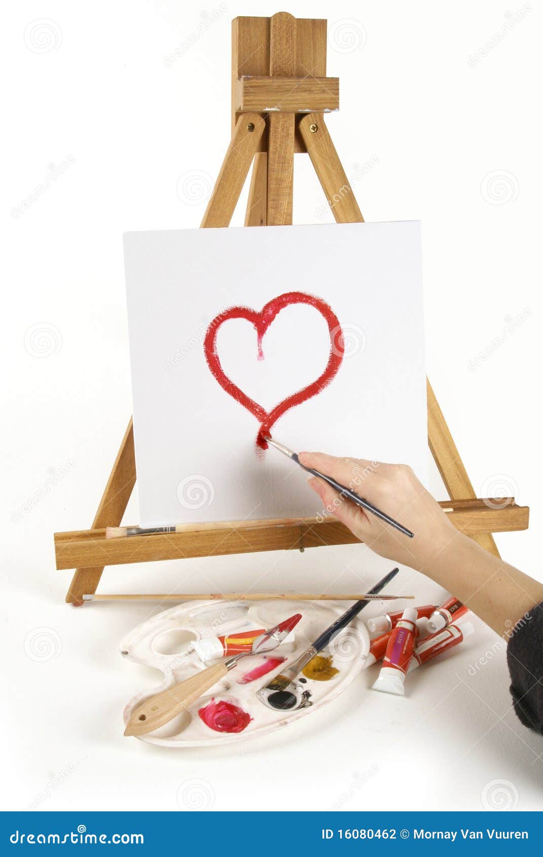 Ich Liebe Dich Inneres Gemalt Auf Stockfoto - Bild von karte, romanze ...