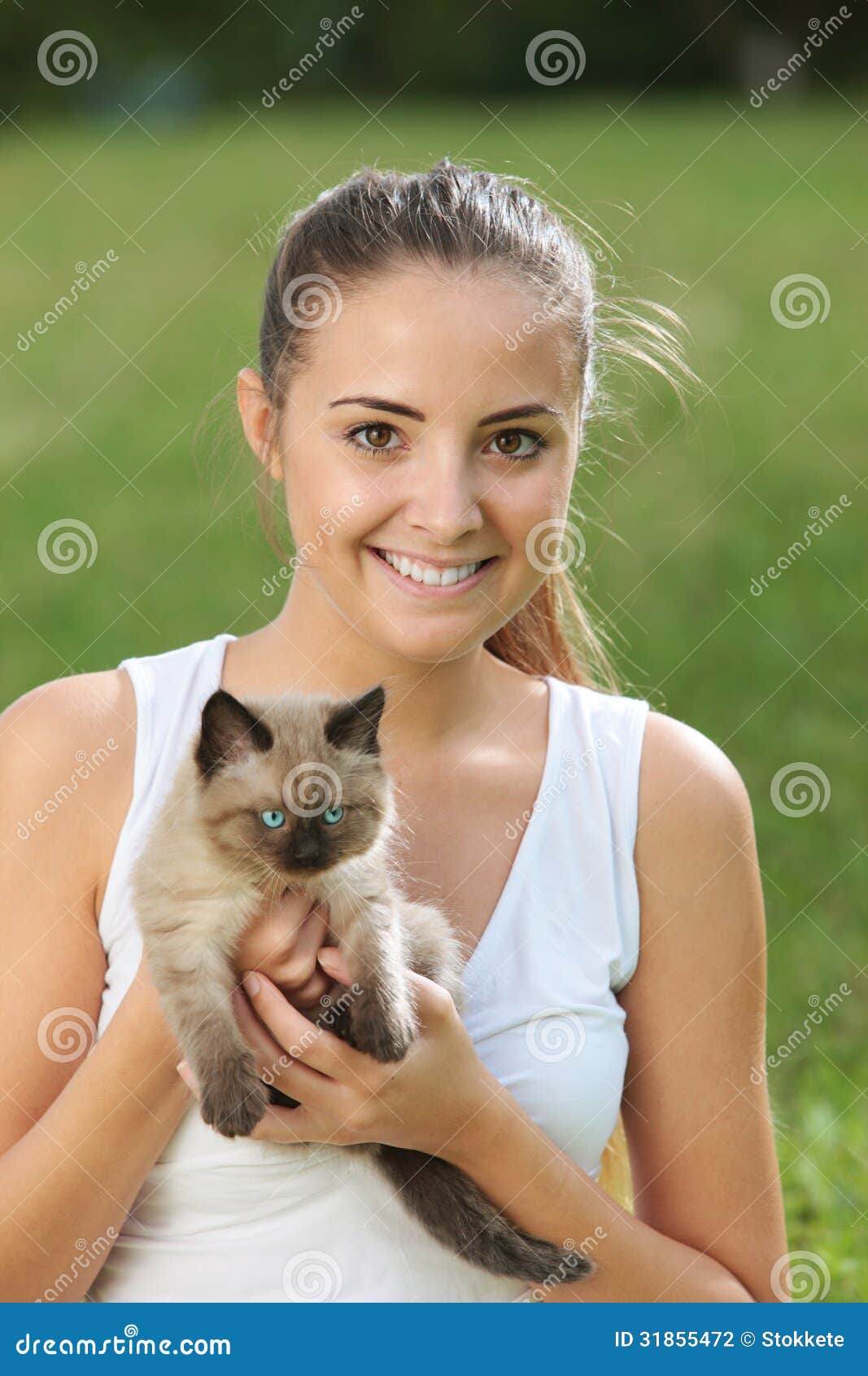 Ich liebe Katzen! stockfoto. Bild von gesund, nett, kätzchen - 31855472