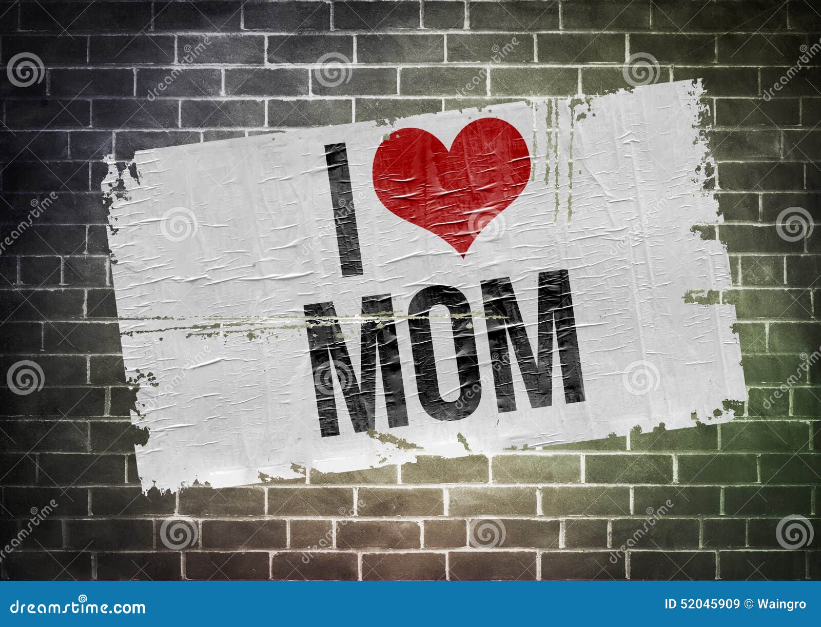 Ich liebe Mutter stock abbildung. Illustration von mutter - 52045909