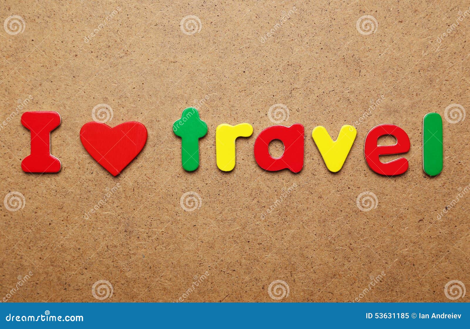 Ich liebe Reise stockbild. Bild von farbe, konzept, spiel - 53631185