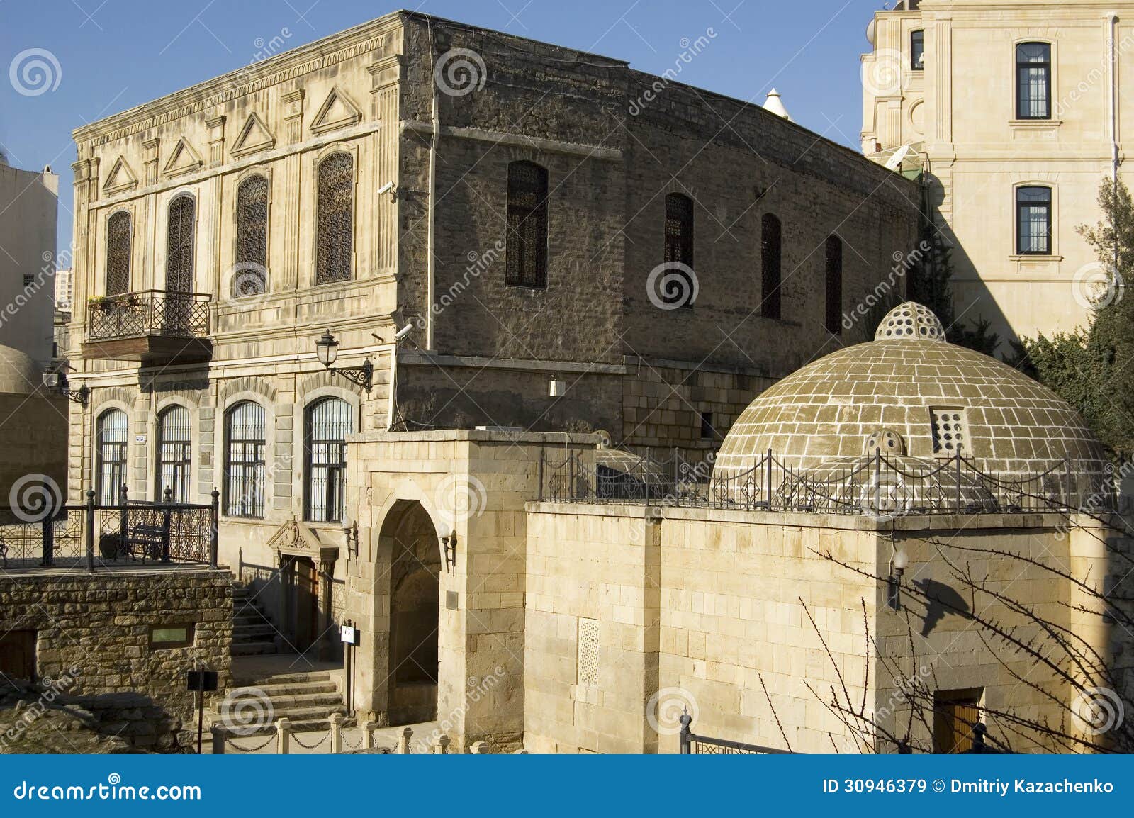 Ichari Shahar image stock. Image du caravansérail, caucase - 30946379