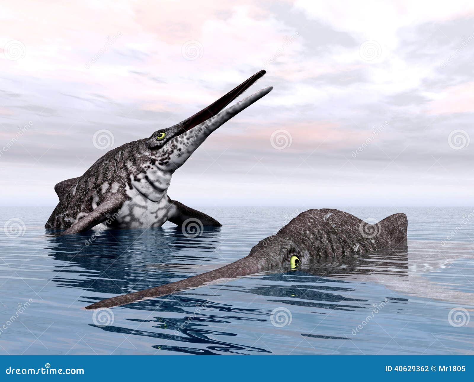 Ichthyosaur Shonisaurus Royalty-Free Cartoon | CartoonDealer.com #40629362