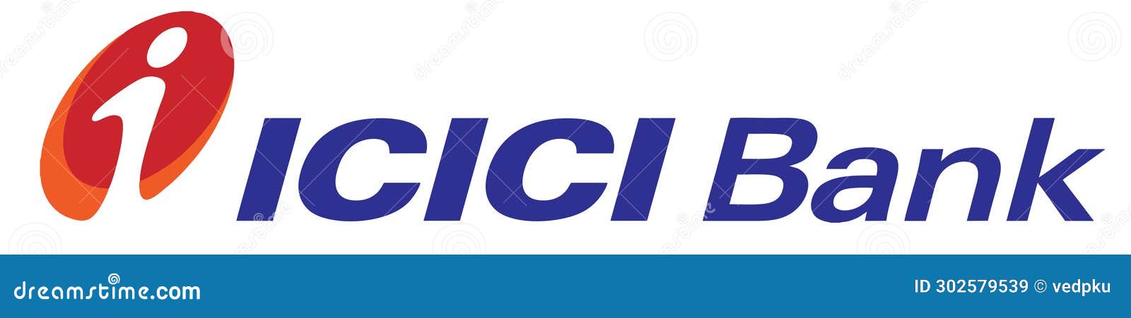 ICICI Bank Logo in Vector Indian Bank Editorial Stock Image ...