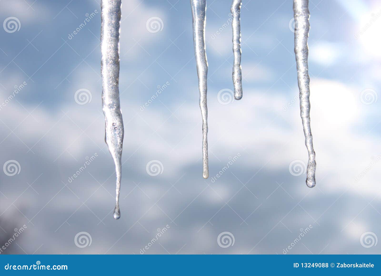 Icicle stock photo. Image of object, february, cloud - 13249088