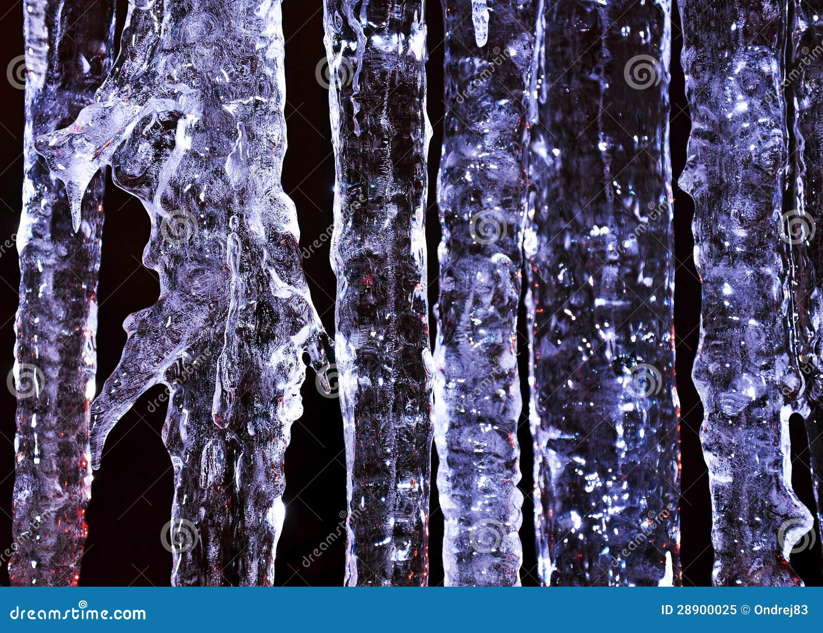 Icicle stock image. Image of cave, glass, blue, icicle - 28900025