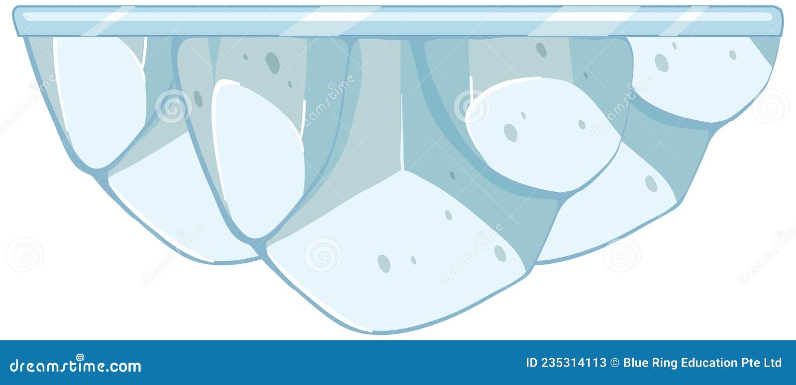 Icicle in Cartoon Style Isolated Stock Vector - Illustration of climate ...