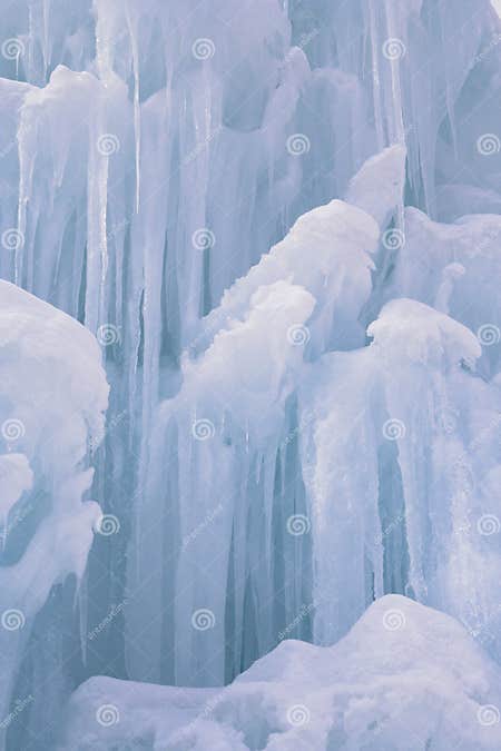 Icicle Cluster Close-up stock photo. Image of water, iceberg - 535404