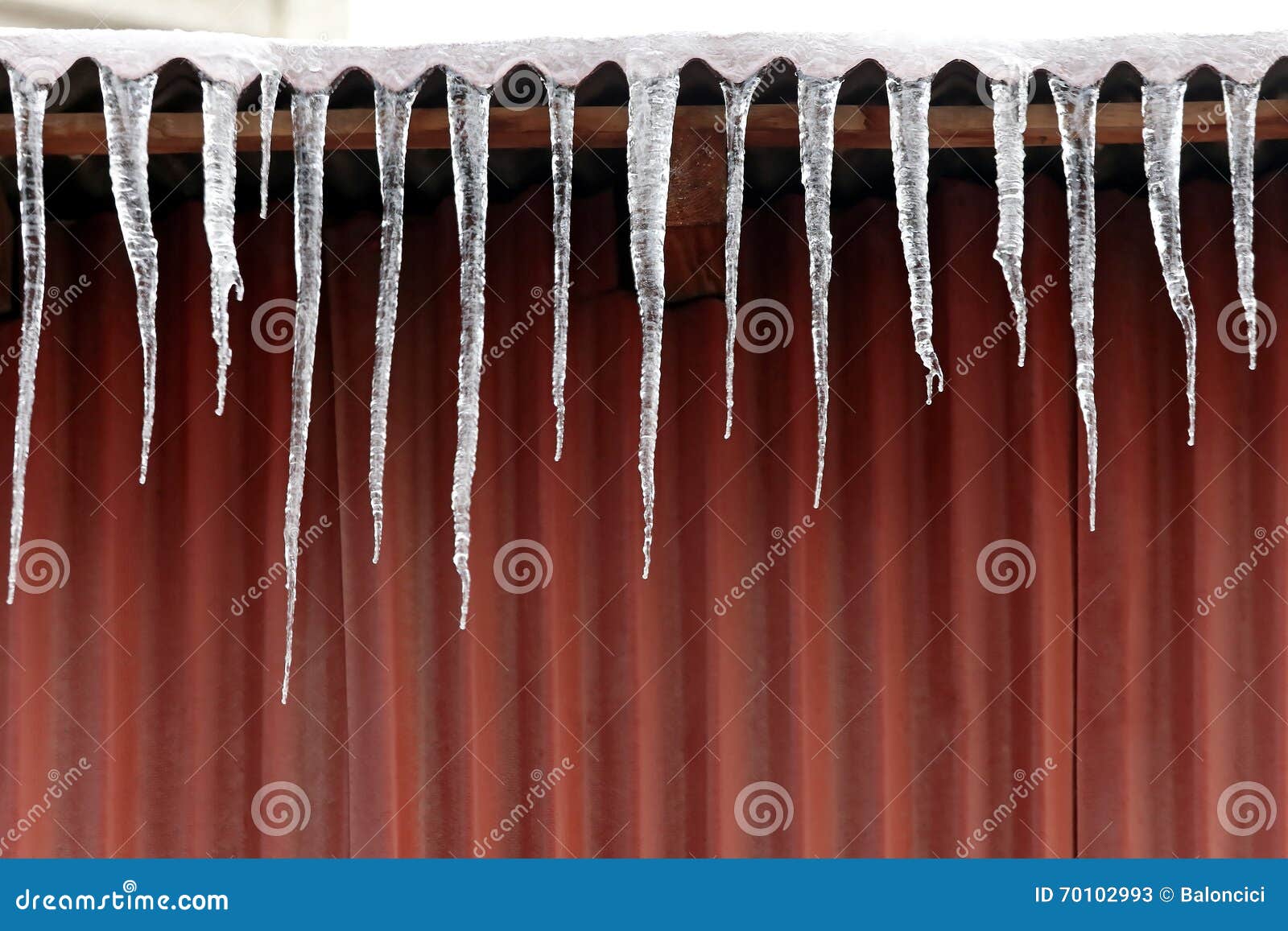 Icicle stock image. Image of dangerous, hanging, icicles - 70102993