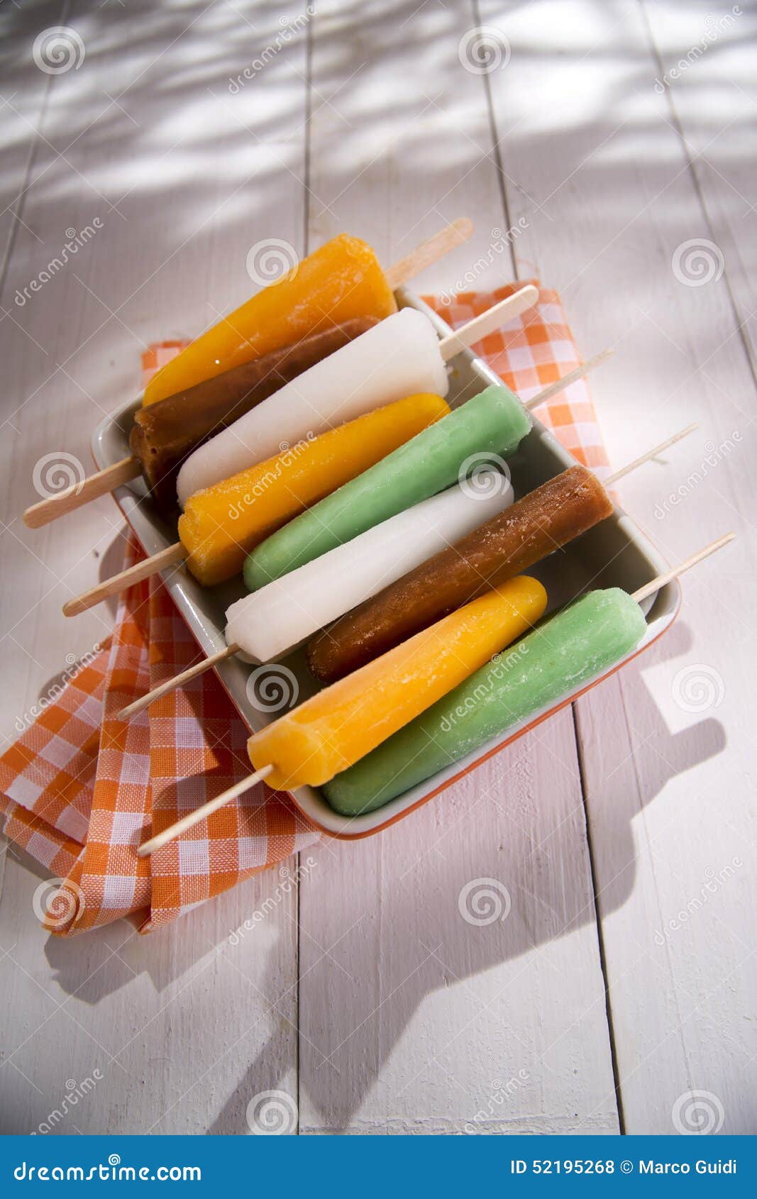 Icicle fruit stock photo. Image of cold, orange, popsicle - 52195268