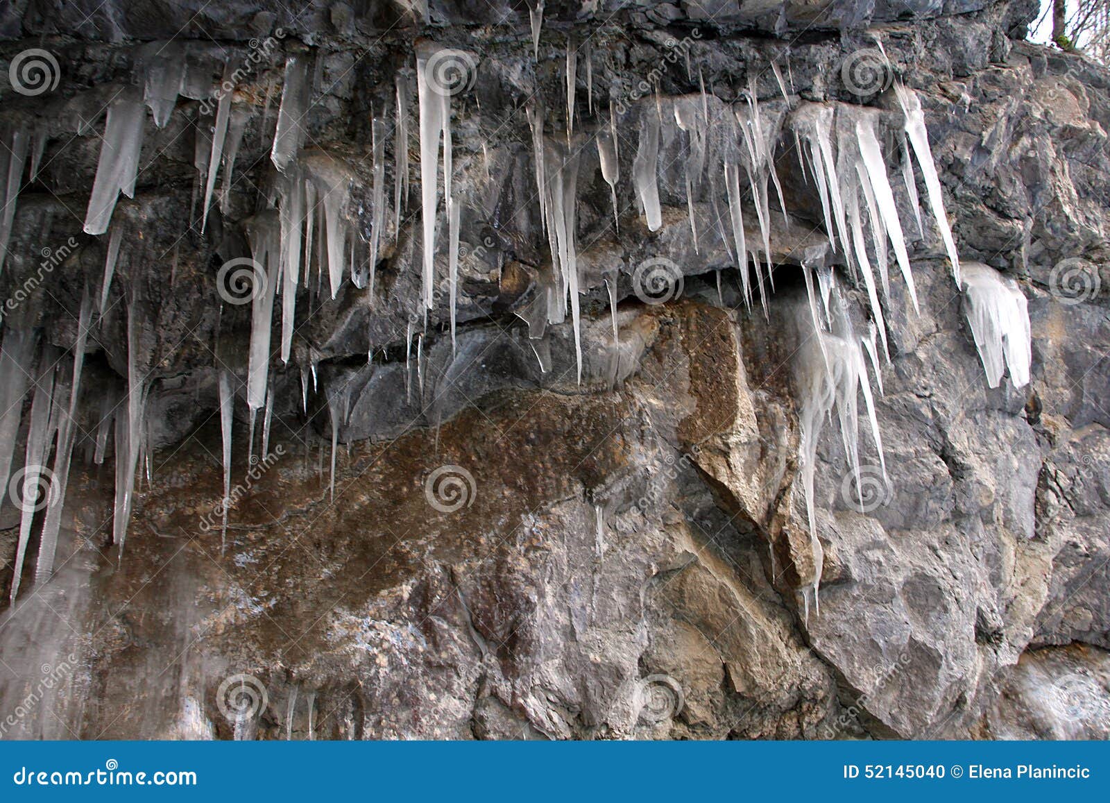 Icicle stock photo. Image of daylight, icicle, cave, sharp - 52145040