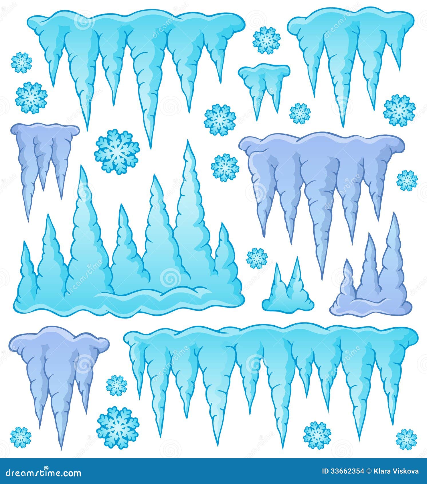 Icicle theme image 1 stock vector. Illustration of nature - 33662354