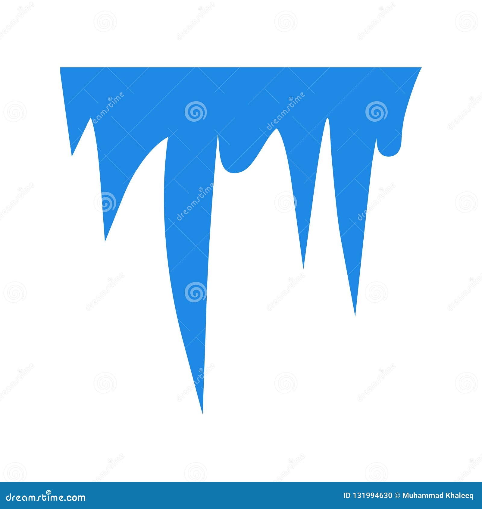 Icicle Vector Icon stock illustration. Illustration of glyph - 131994630