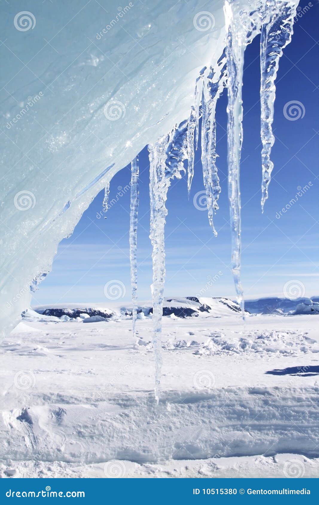 Icicles stock photo. Image of scenery, antarctica, pole - 10515380