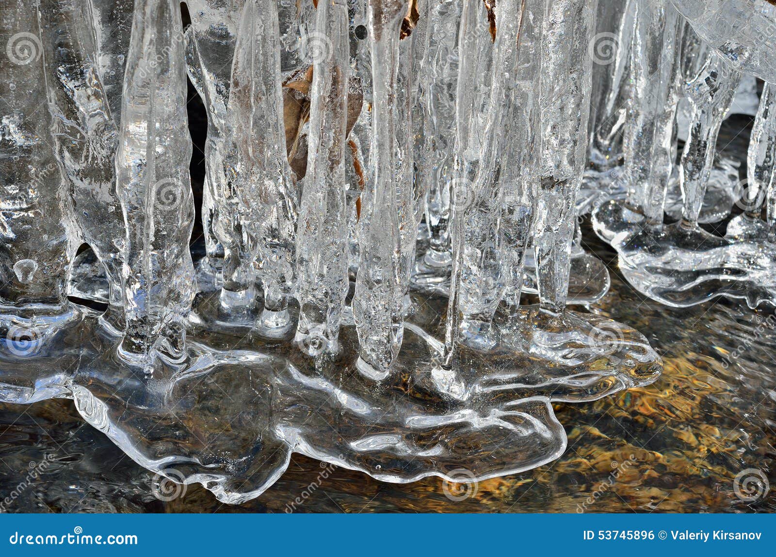 Icicles 9 stock photo. Image of brightly, frozen, cold - 53745896