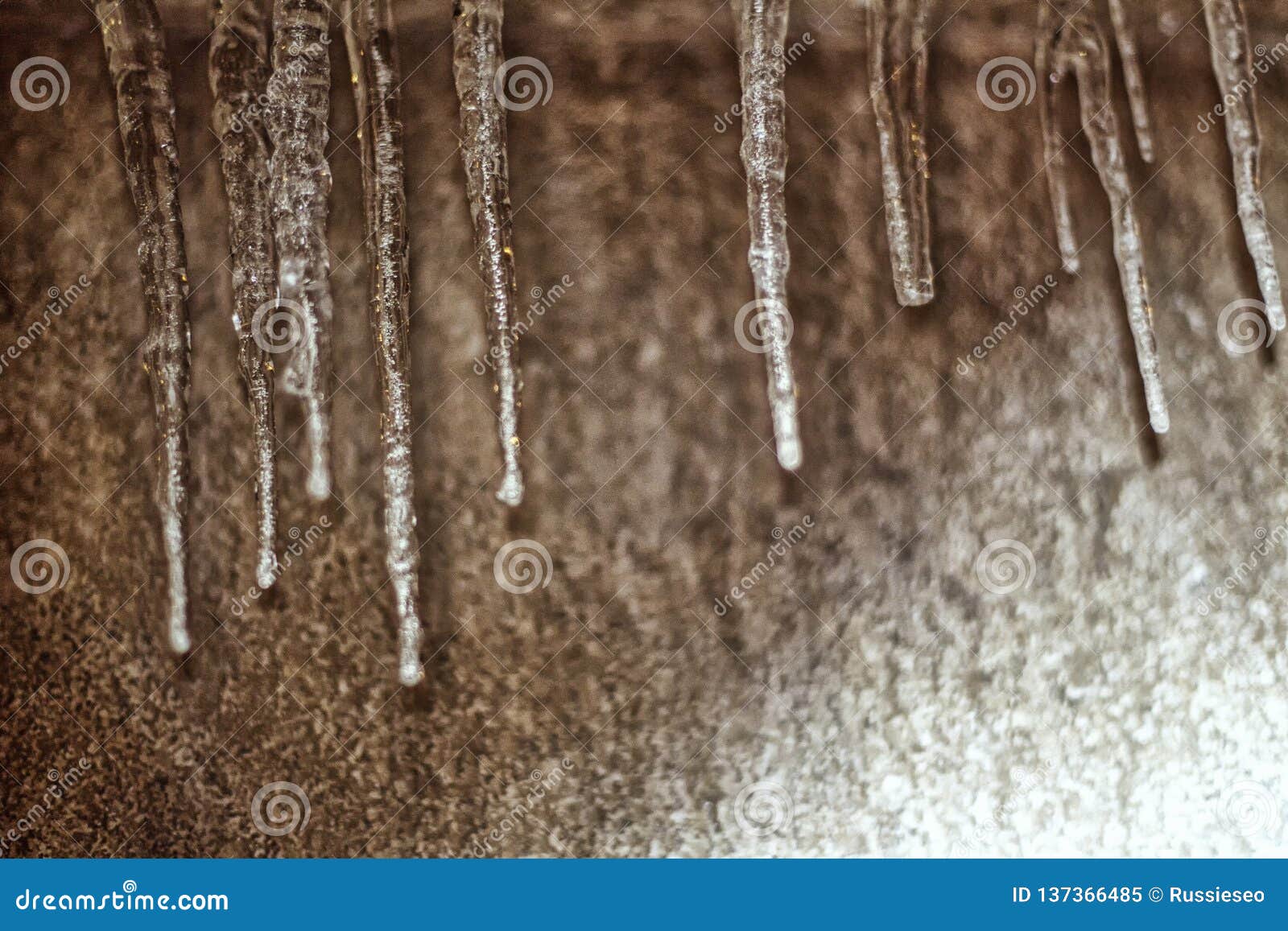 Icicles in retro style stock image. Image of pattern - 137366485