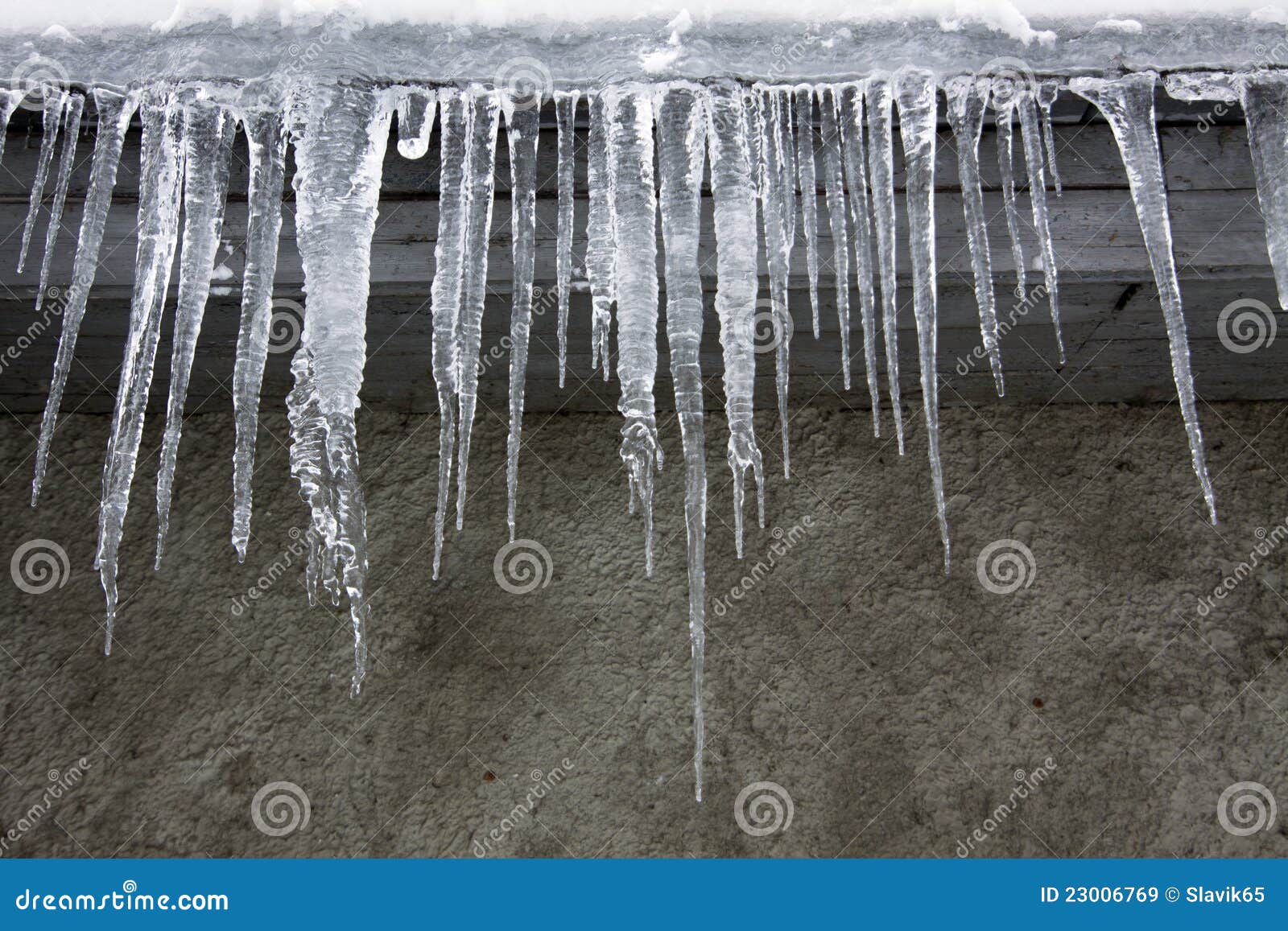 Icicles in the winter stock image. Image of drops, temperature - 23006769