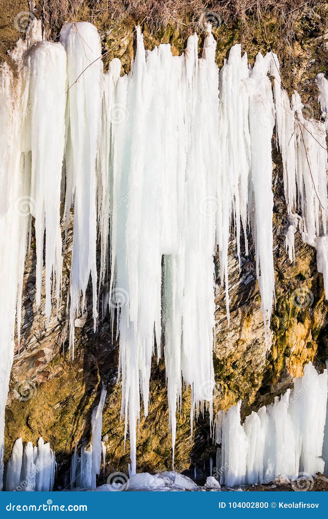 Icicles in Winter, Cold Weather Stock Photo - Image of outdoor, fresh ...