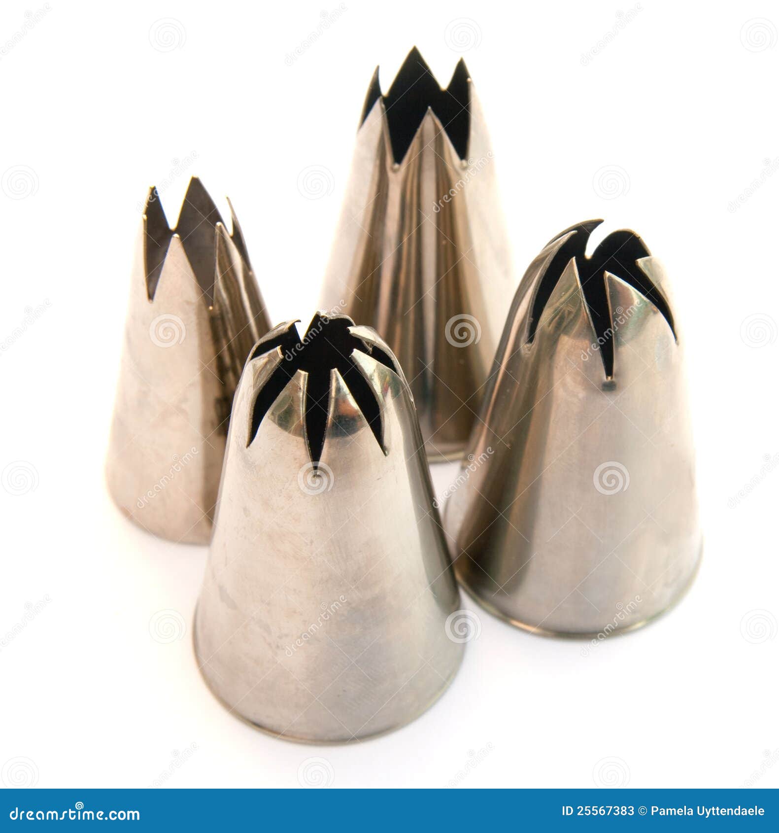 Icing decorating tips stock image. Image of tips, metal - 25567383