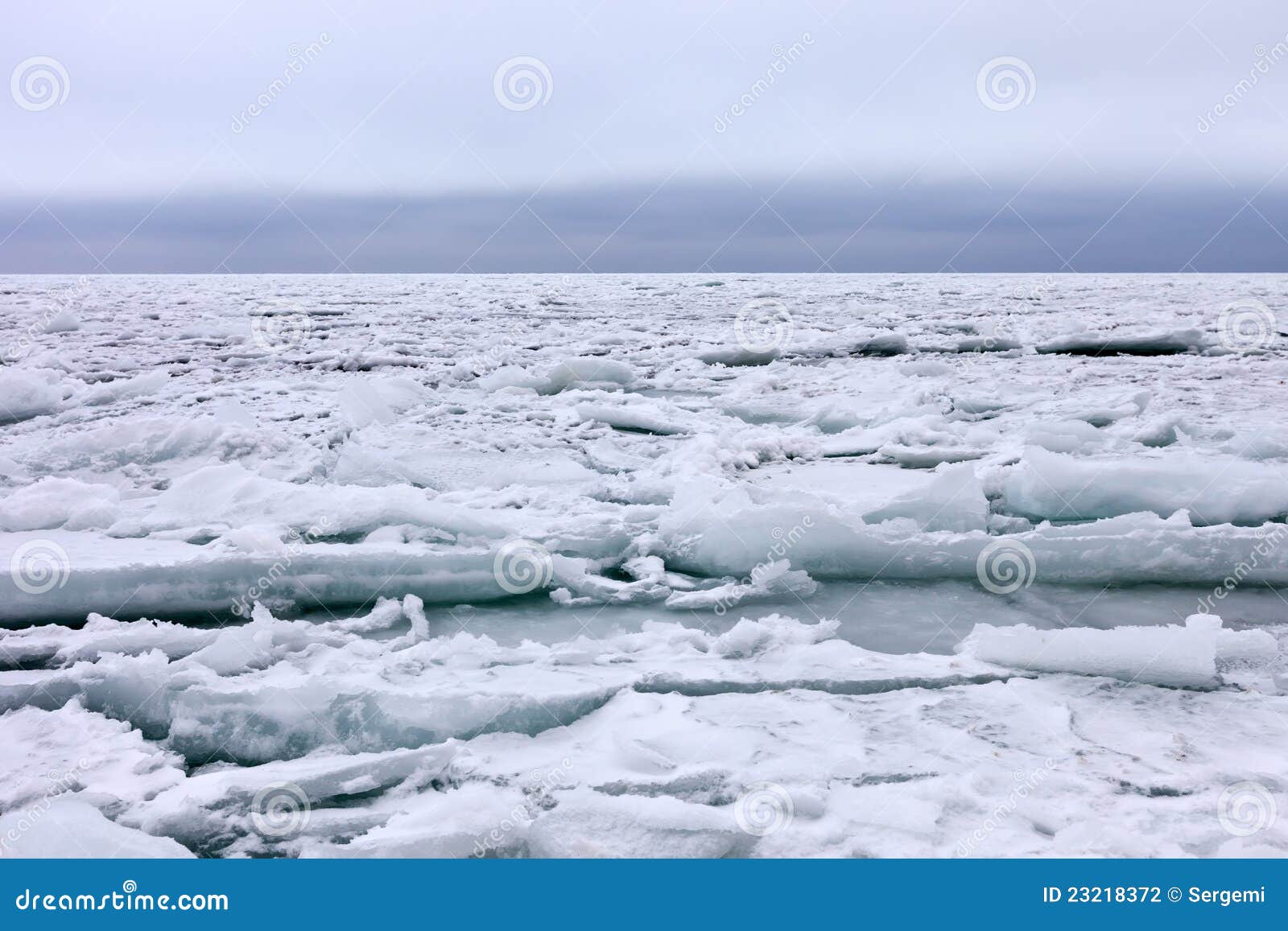Icing sea stock photo. Image of freeze, icing, breakwater - 23218372