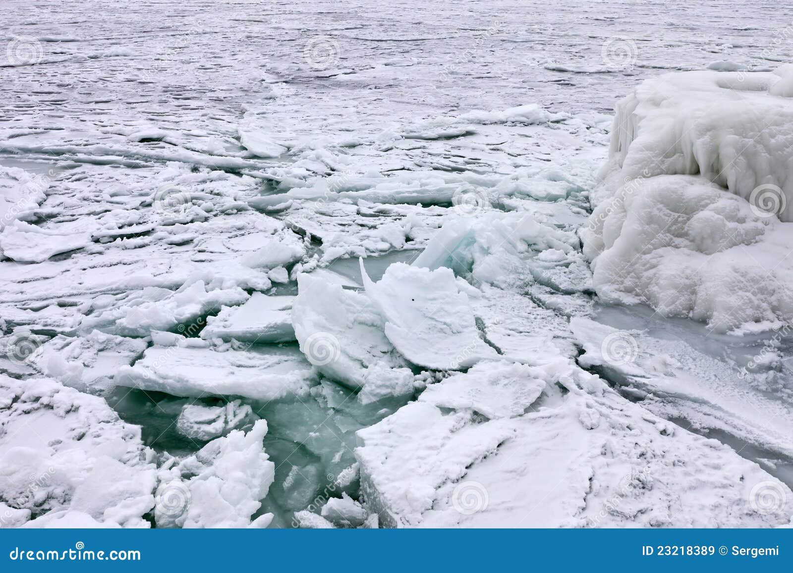 Icing sea stock image. Image of still, ocean, silence - 23218389
