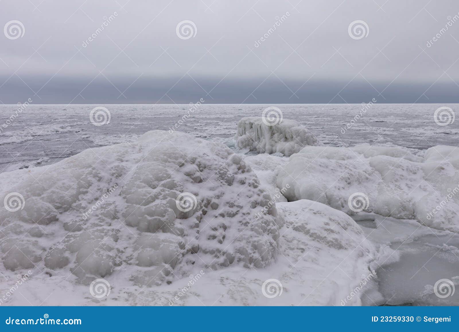 Icing sea stock photo. Image of fresh, floes, coast, icecold - 23259330