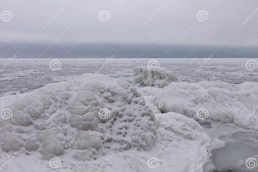 Icing sea stock photo. Image of fresh, floes, coast, icecold - 23259330