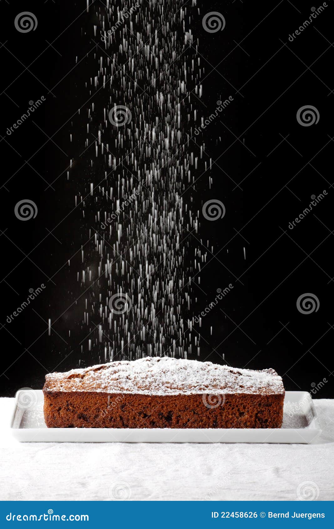 Icing sugar falling stock photo. Image of baked, movement - 22458626
