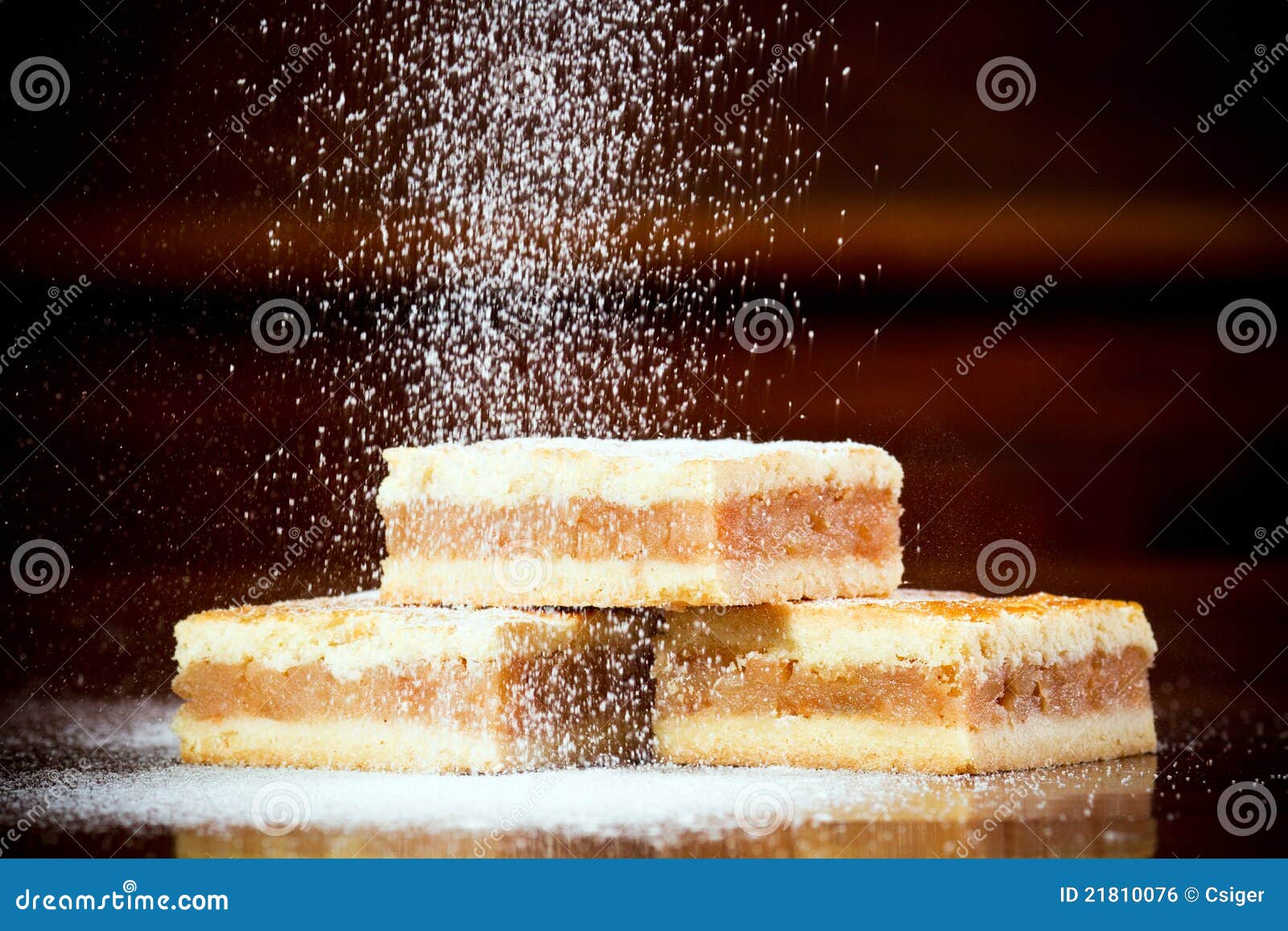 Icing sugar flow stock photo. Image of crystal, cooking - 21810076